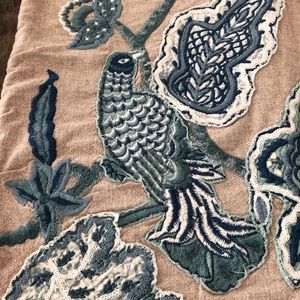 Pottery Barn | Accents | Pottery Barn Crewel Embroidered Pillow Shams ...